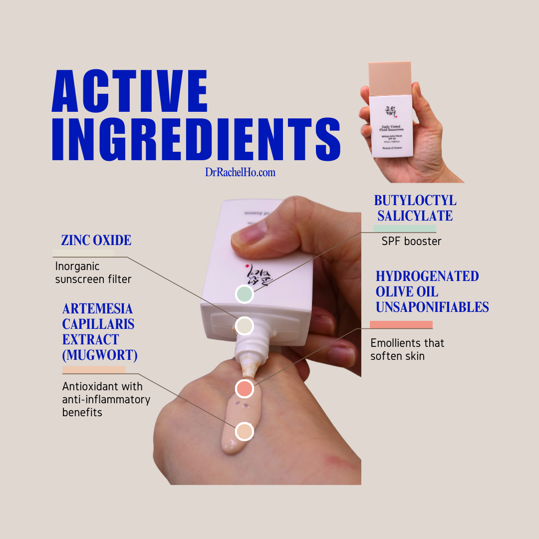 Review: Beauty of Joseon Daily Tinted Fluid Sunscreen - Dr Rachel Ho
